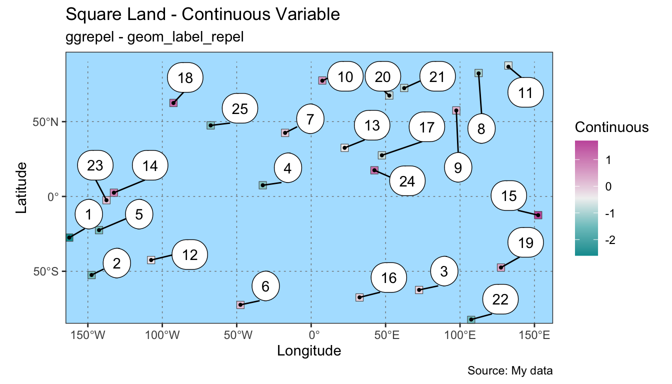 Text and Labels – Maps with R